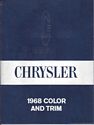 The 1970 Hamtramck Registry - 1968 Chrysler Color & Trim Book